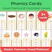 Magic E Words List , Long Vowels Flashcards , Digraphs , Phonics ...