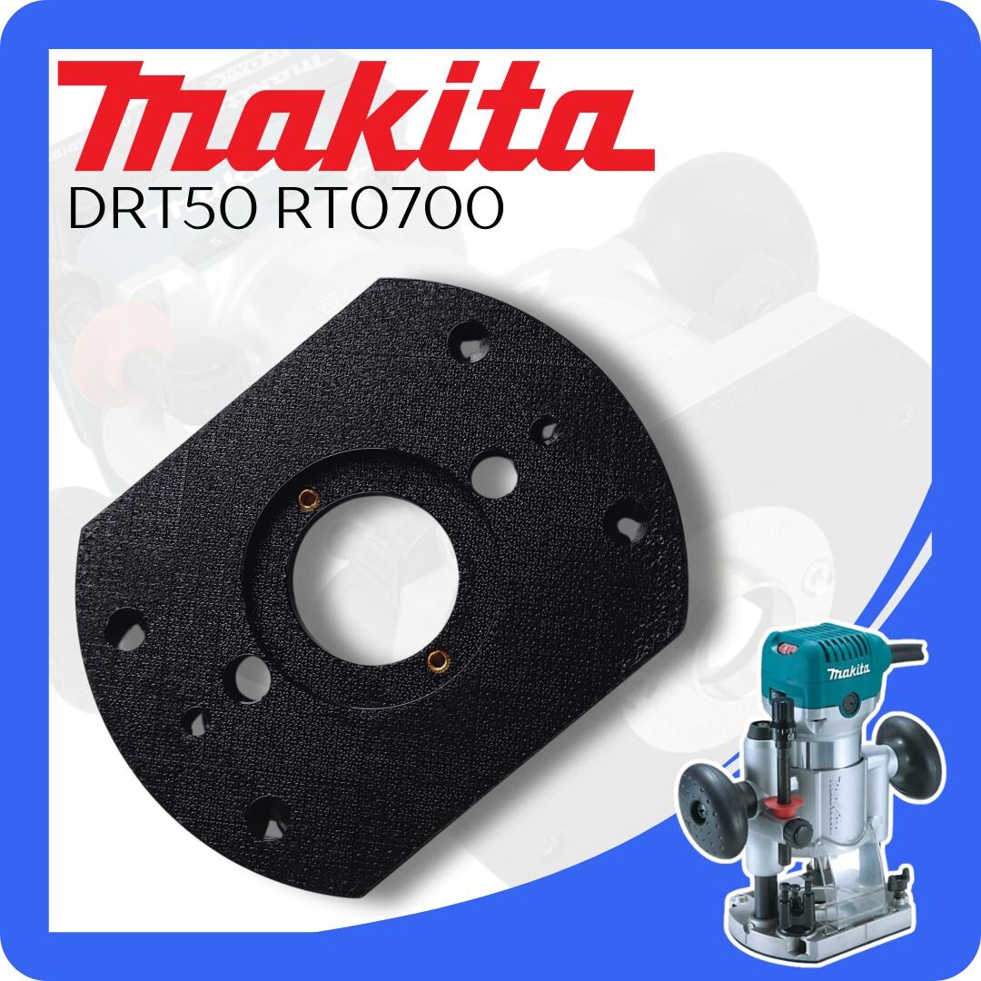 Makita Router DRT50 RT0700 Plunge Sub Base W/ Guide Bush Adaptor - Etsy