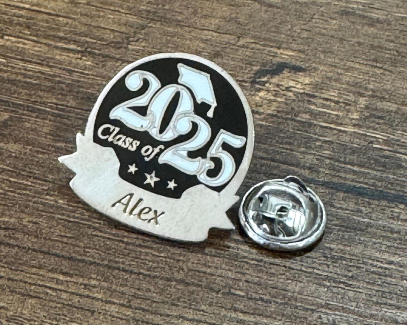 Personalized Class of 2025 Graduation Lapel Pin, Custom Logo - Etsy