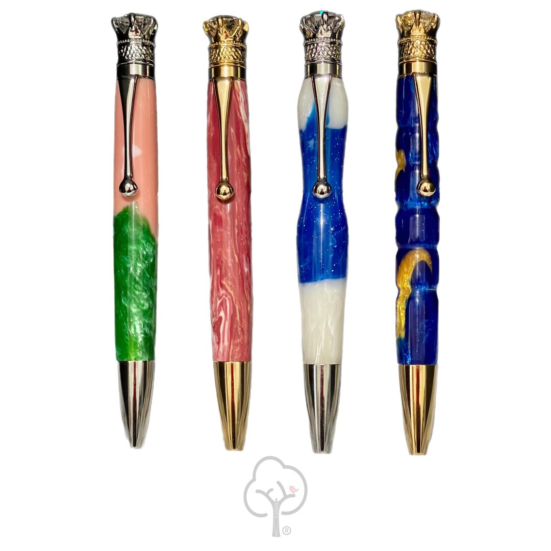 Crown Jewel Ballpoint Pens - Etsy