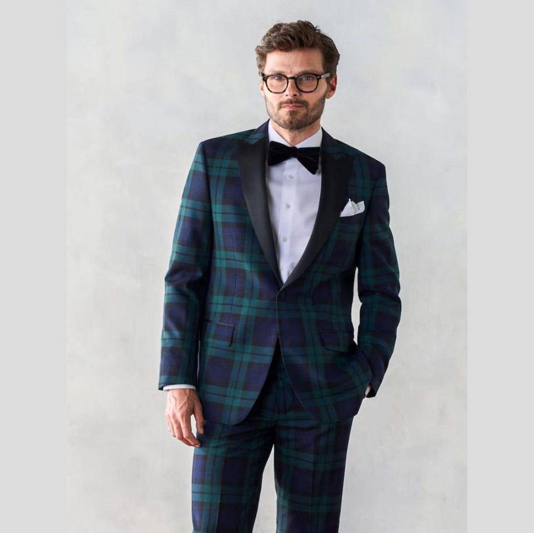 Scottish Black Watch Tartan Traditional Tuxedo Piece Suit for Every ...