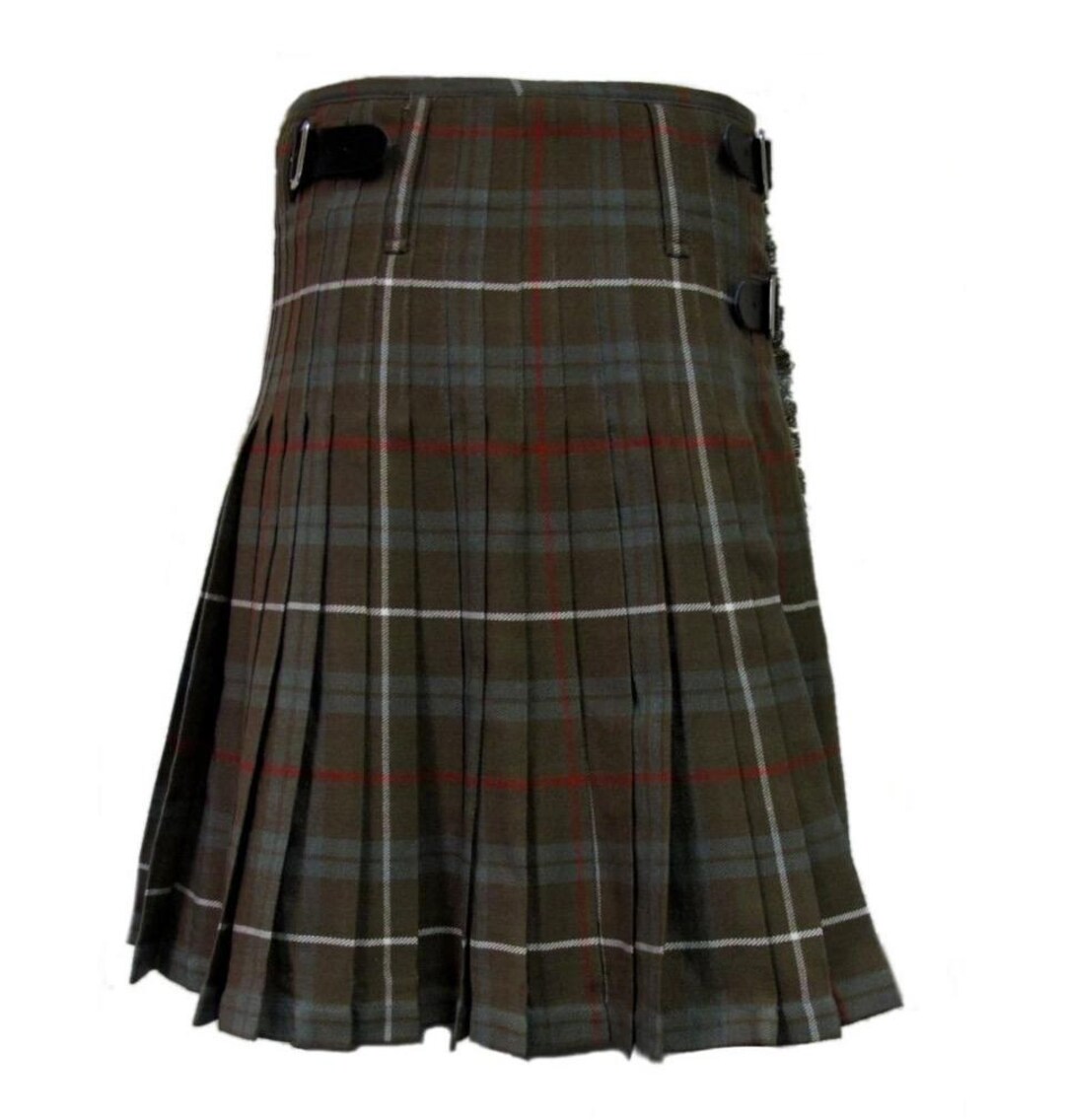Scottish Fraser Weathered Tartan Kilt for Men Custom Handmade ...
