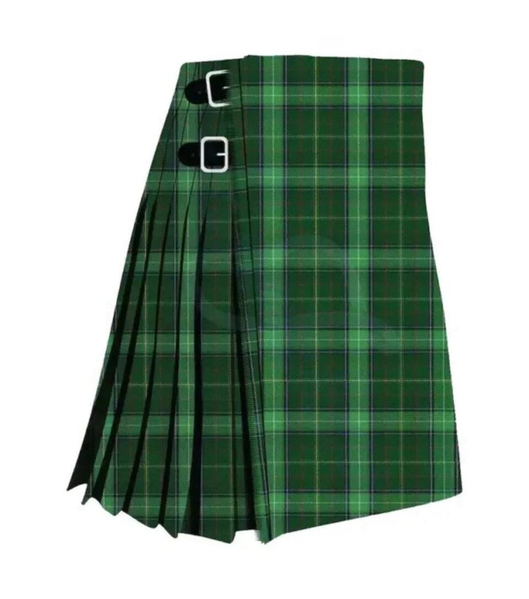 Scottish Welsh Tartan Kilt for Men Custom Handmade Traditional 8 Yard ...