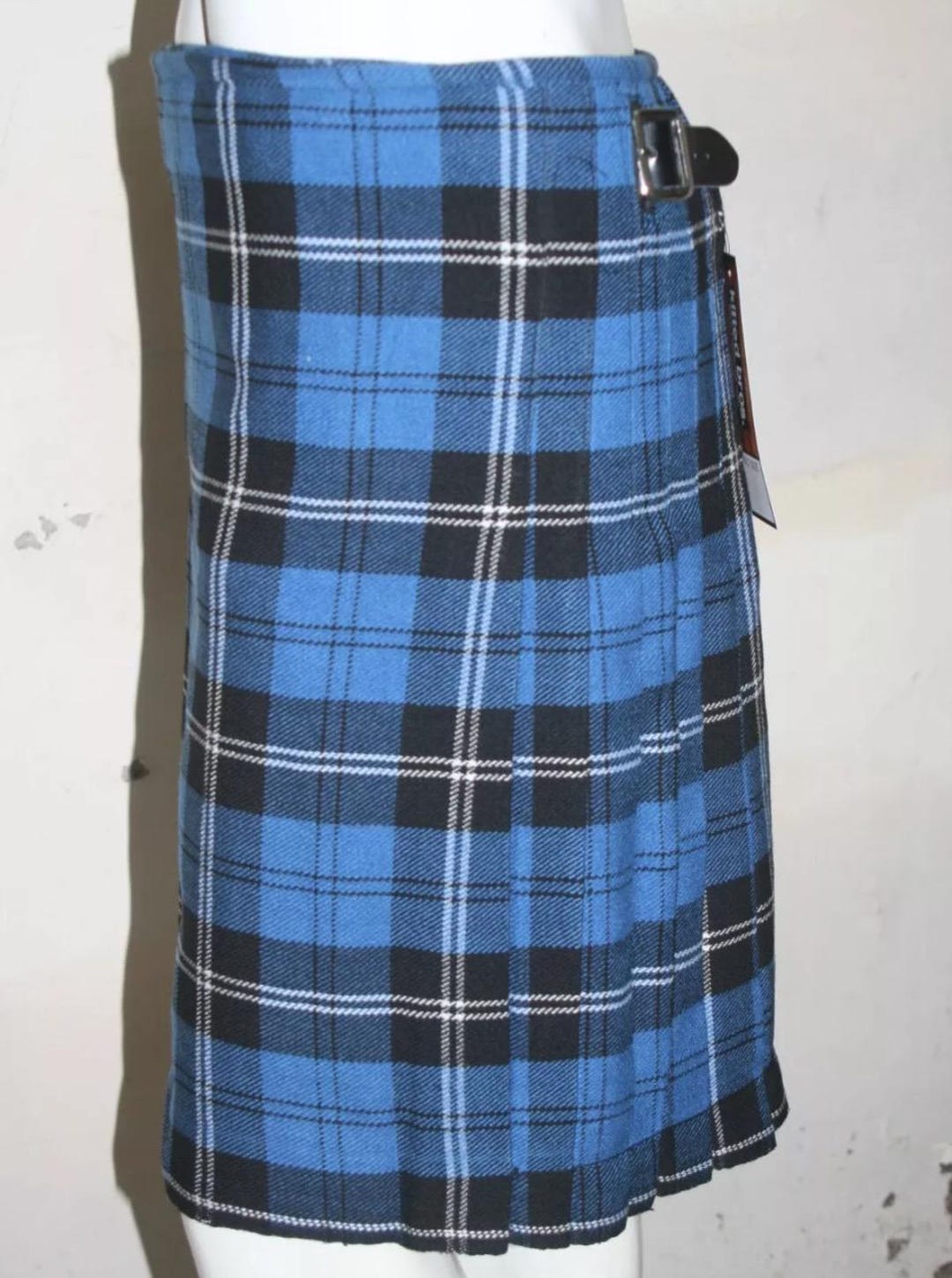 Scottish Ramsey Blue Tartan Kilt for Men Custom Handmade Traditional 8 ...