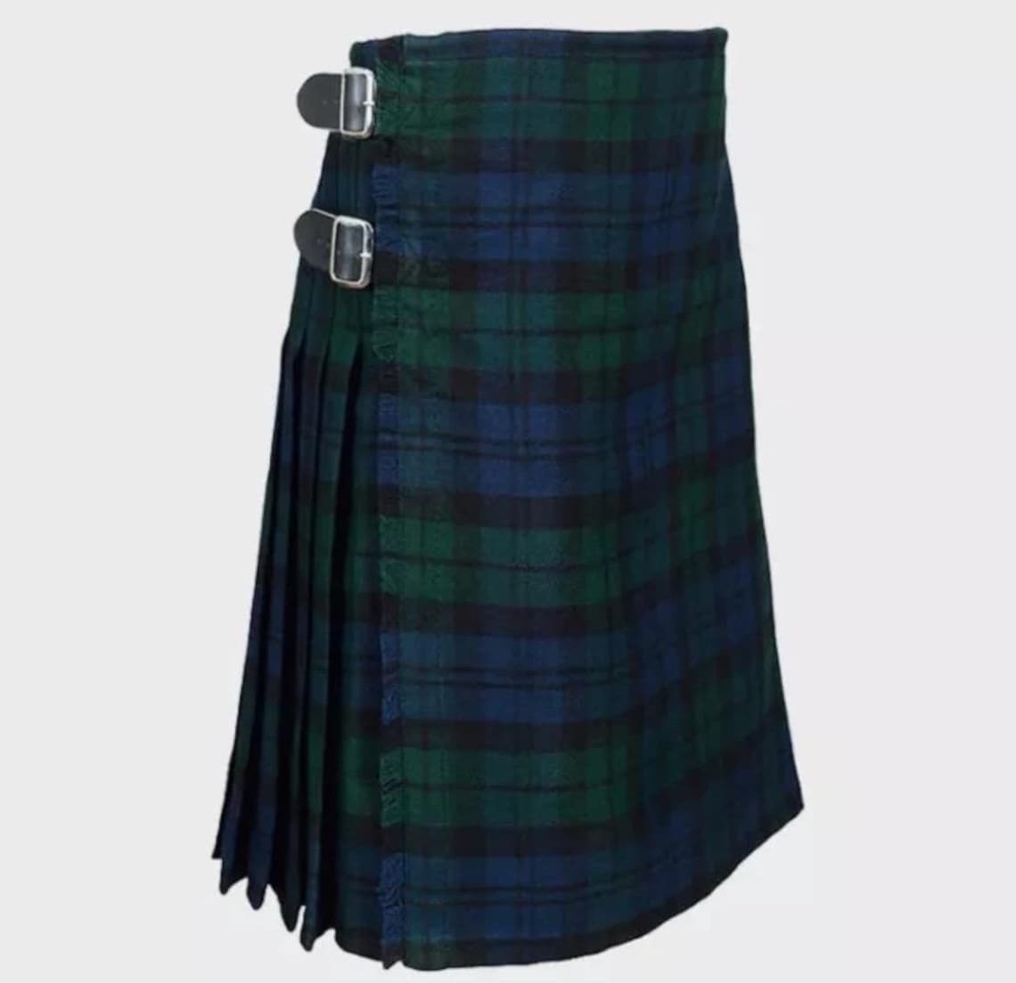 Scottish Black Watch Tartan Kilt for Men Custom Handmade Traditional 8 ...