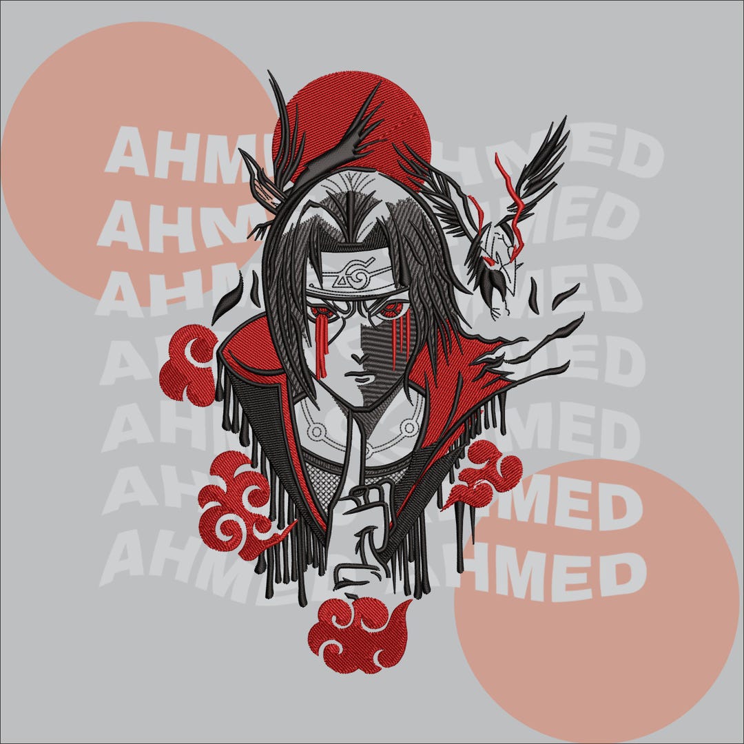 Itachi Embroidery Design | EMB File - Etsy