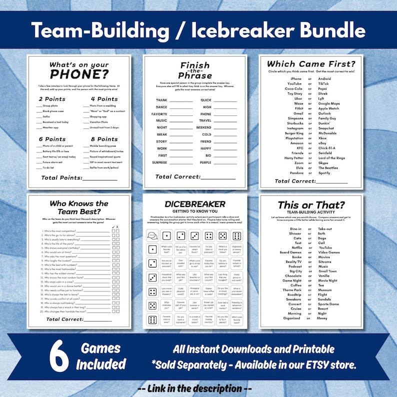 Icebreaker Game, Printable Finish the Phrase Game, Get to Know Each ...