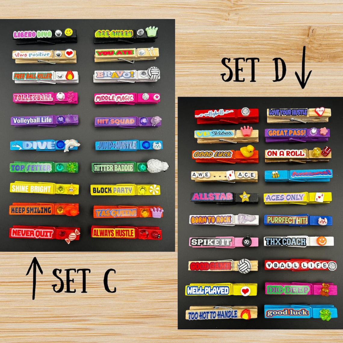 Volleyball Clips, Volleyball Pins for Tournaments, Volleyball ...