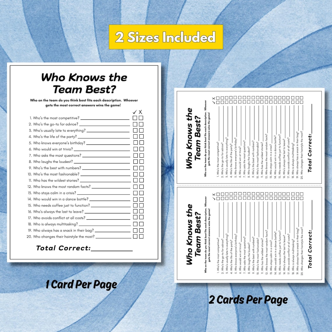 Get to Know Your Team, Ice Breaker, Team Building Activity, Coworker ...