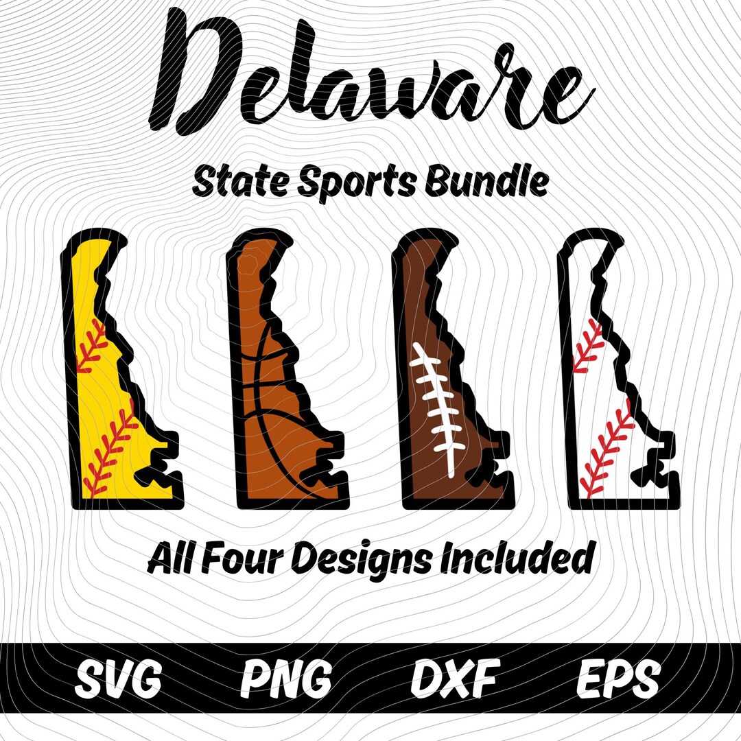 Delaware State Baseball, Basketball, Softball, and Football Cut Files ...