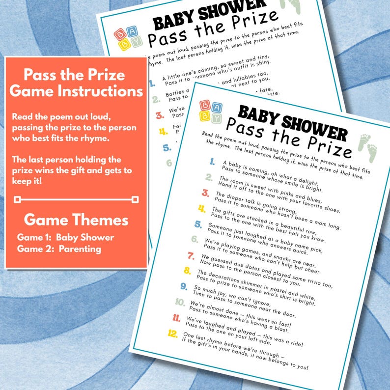 Pass the Prize Games, Baby Pass the Gift Game, Pass the Present Baby ...