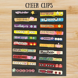 Cheer Clips, Tournament Pins, Cheer Pins, Cheer Clothespins, Good Luck ...
