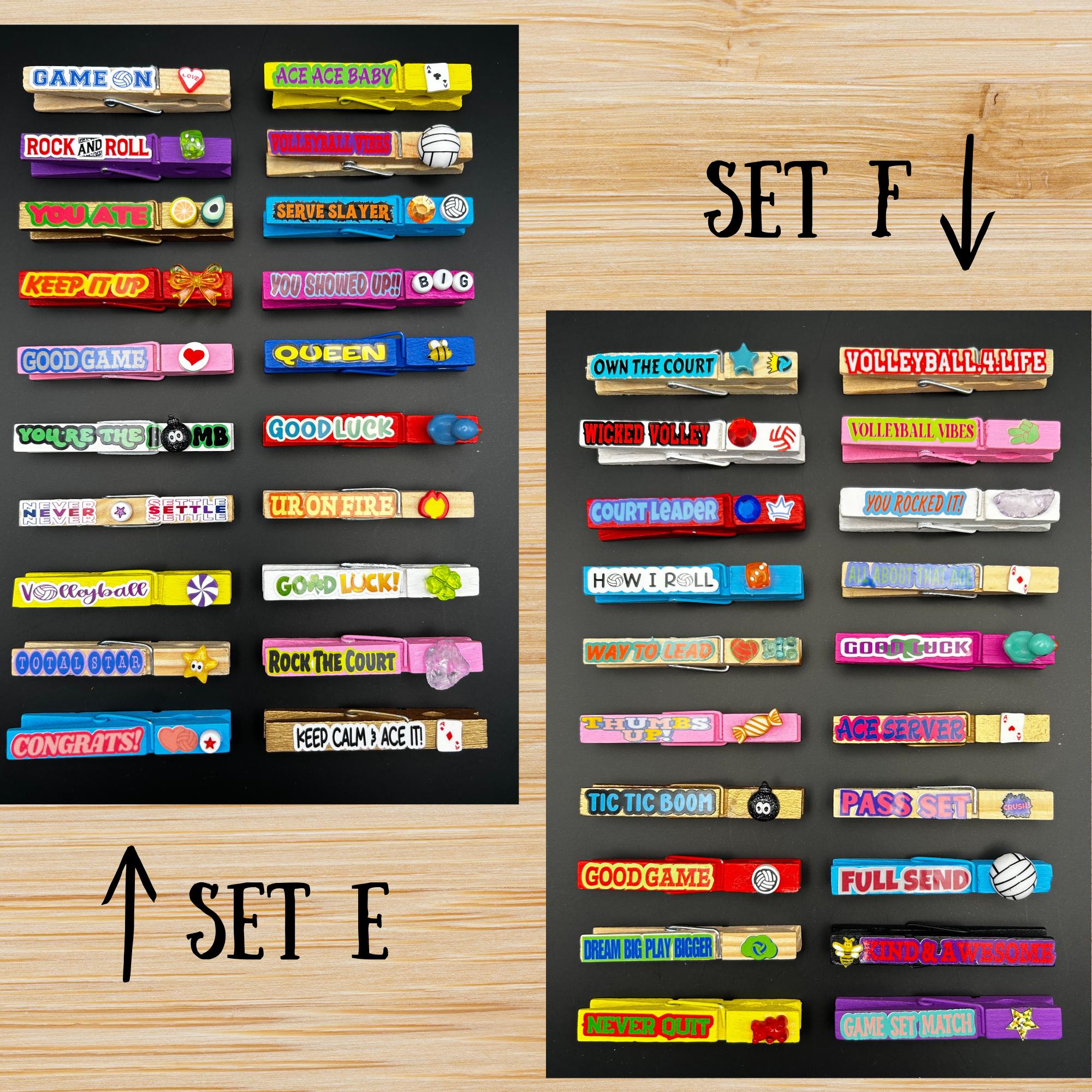 Volleyball Clips, Volleyball Pins for Tournaments, Volleyball ...