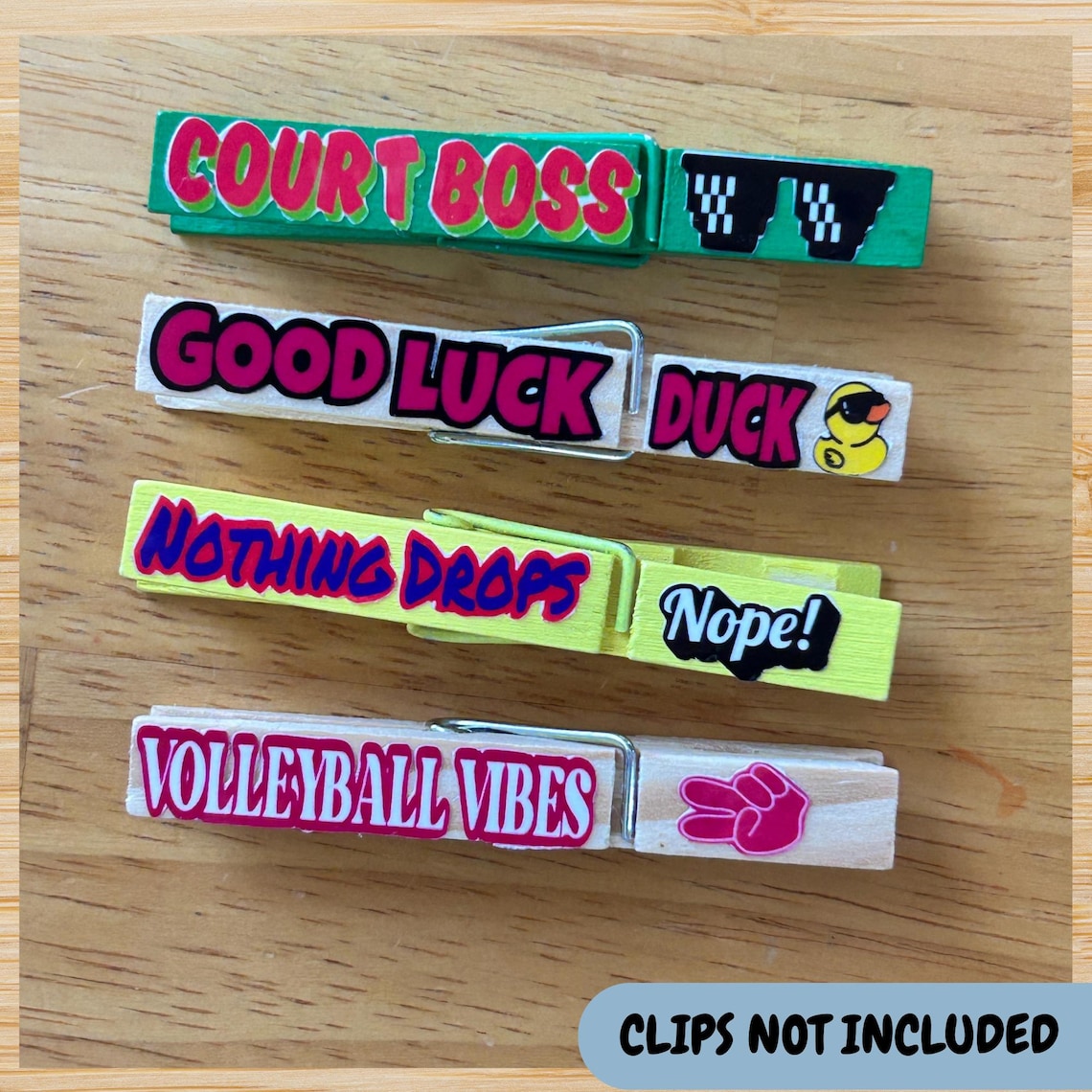 Volleyball Clothespin Stickers, Clip Me Ideas, Tournament Trading ...