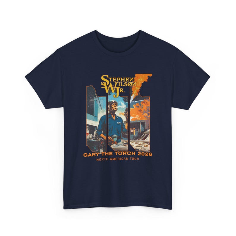 Stephen Wilson Jr PNG: Gary the Torch 2026 North American Tour T-shirt ...