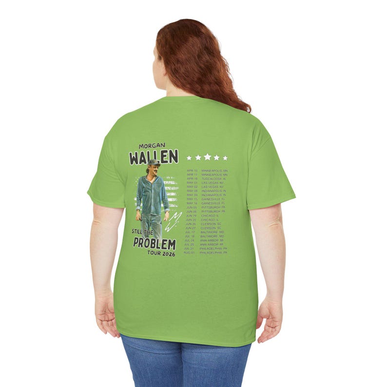 Morgan Wallen Still the Problem Tour 2026 Tshirt PNG Design Ready to ...