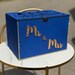Blue Wedding Card Box With Slot Wedding Card Holder Wedding Envelope ...