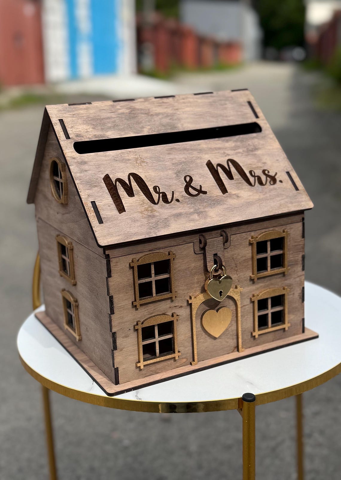 Rustic Wedding Card Box Wood Envelope Box Wedding Card Holder Wedding ...