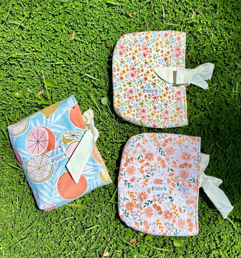 Handmade Fabric Bible Sleeve: Quilted Floral Fabrics - Etsy