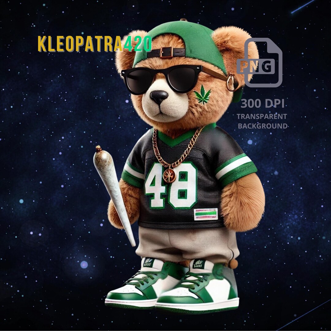 Football Teddy Stoner Bear Png, PNG, Football Inspired Png, Digital ...