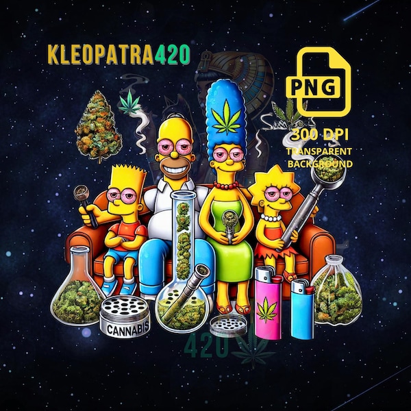 The Simpsons Weed - Etsy