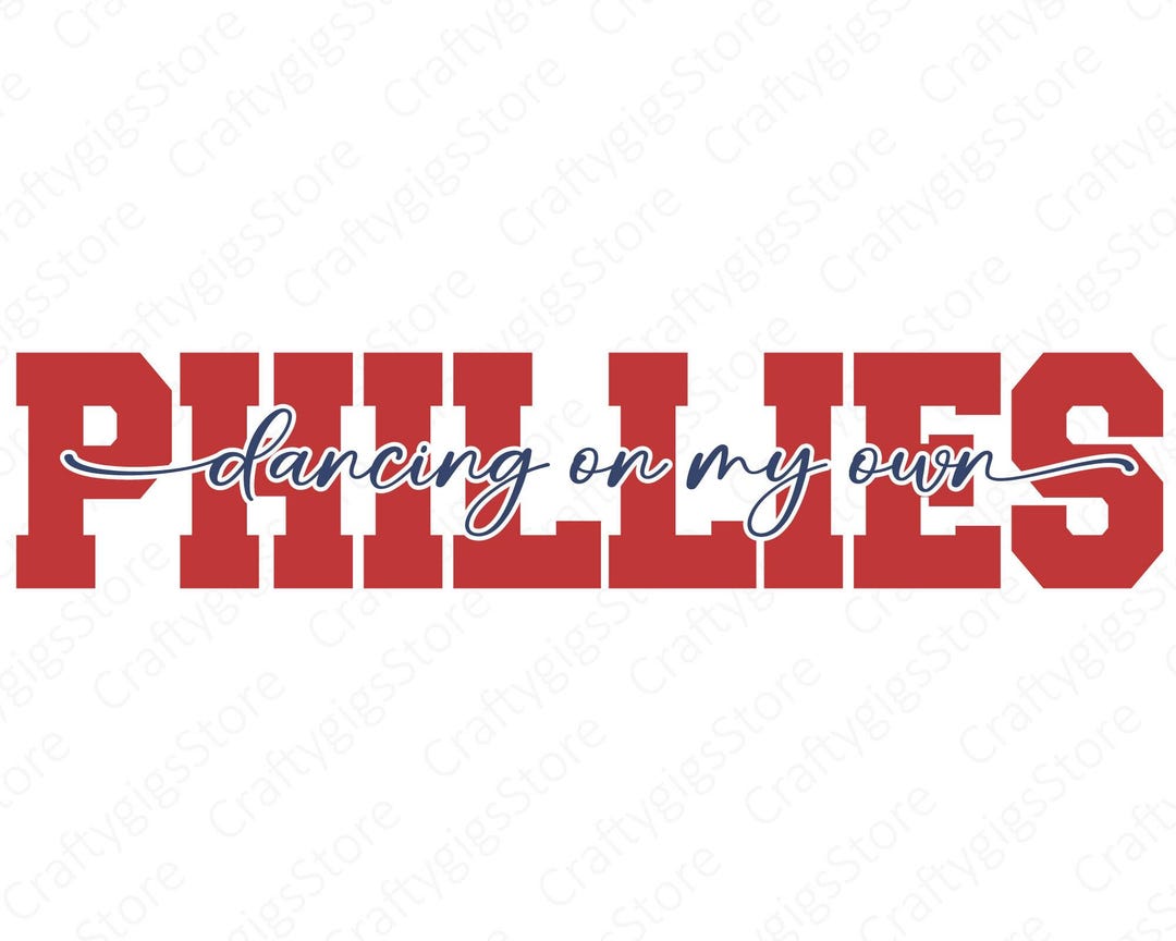 Dancing on My Own Svg, Phillies Svg, Phillies Mascot Svg, School Spirit ...