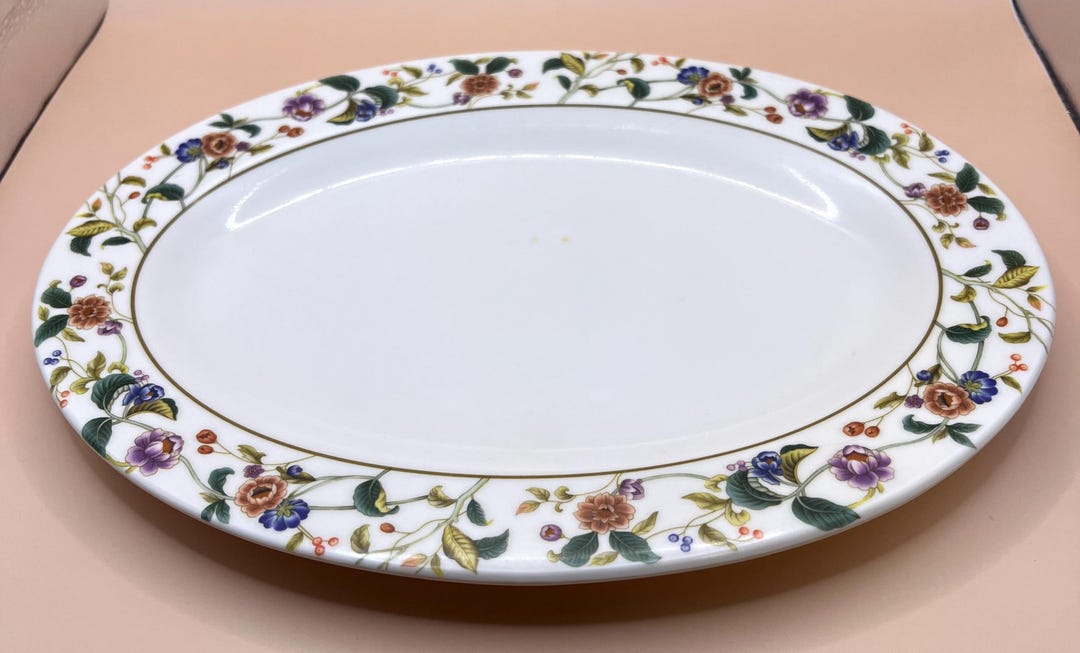 Vintage Shun Ta Floral Melamine Serving Platter – Perfect for Glamping ...