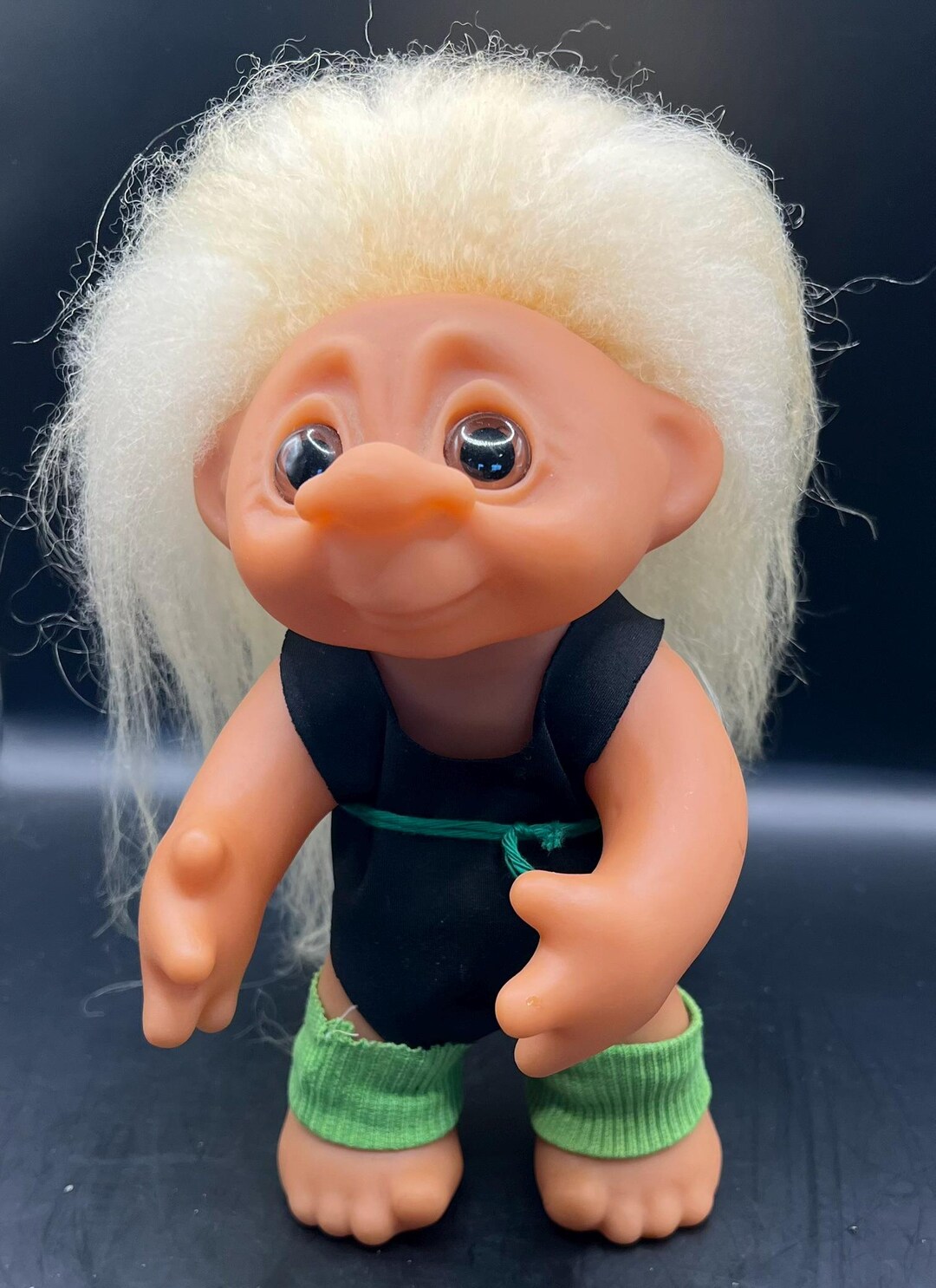 Thomas Dam Troll Doll #604 - Workout Troll 1985 - 9" - Etsy