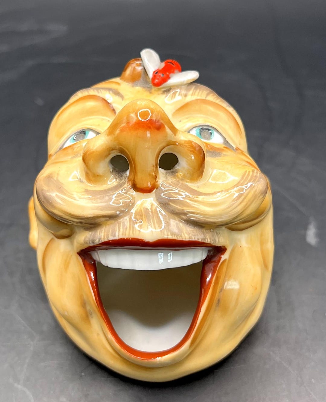 Vintage Tilso Japan Clown, Ringmaster, Hobo, Pirate Ashtray Figurine ...