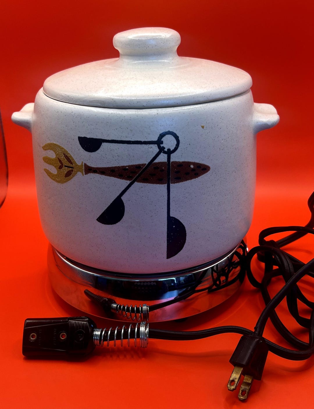 Vintage Bean Pot With Heat-rite Warming Plate / West Bend / 1960s - Etsy