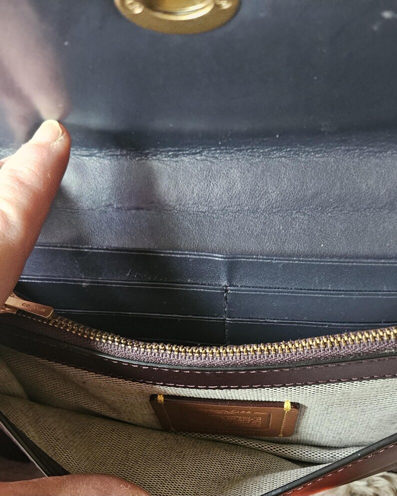 Vintage Coach Riley Chain Bag - Etsy