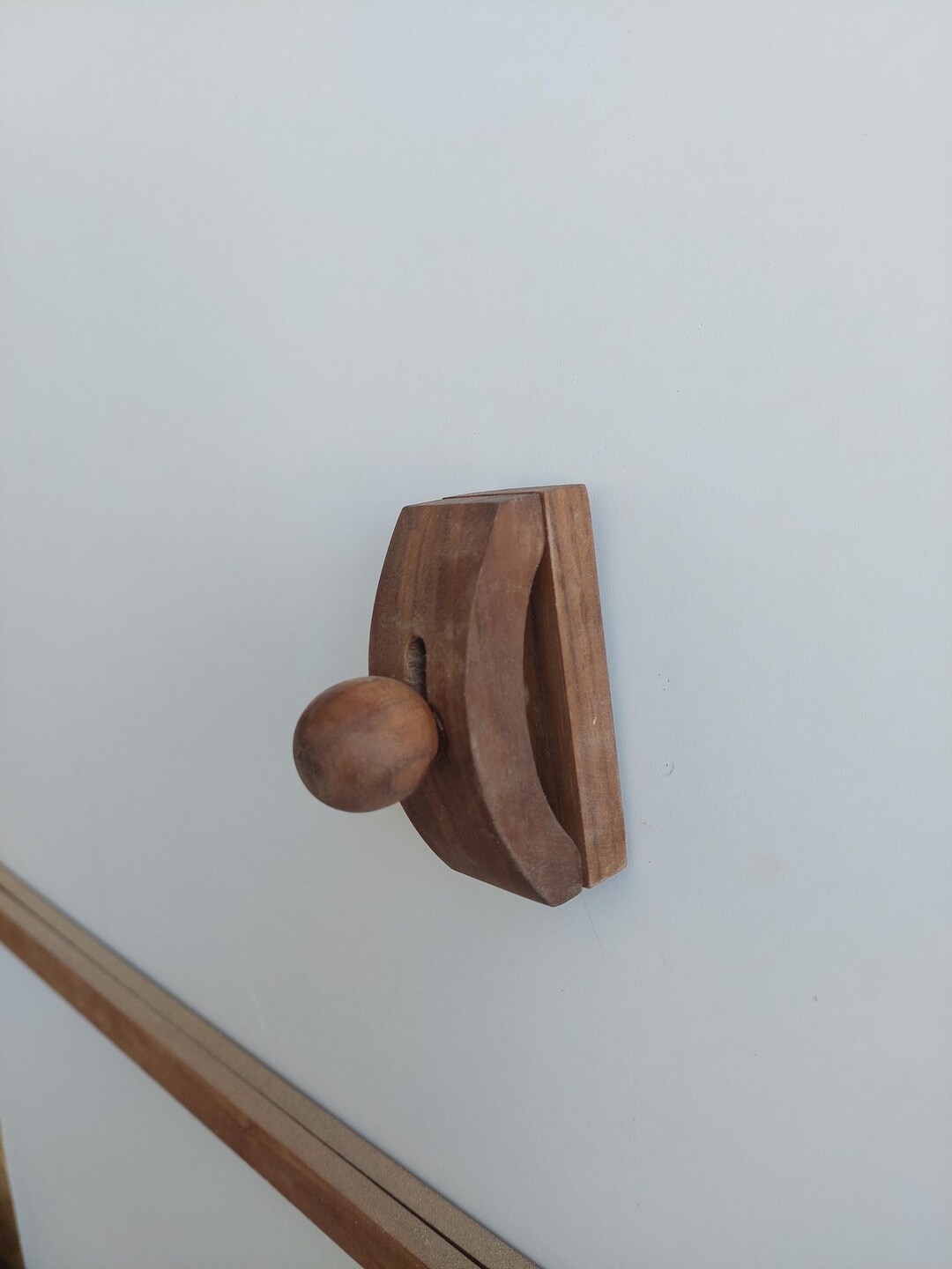 2 Pcs Solid Walnut Wood Quilt Hangers , Rugs Display , Tapestry Hanger ...
