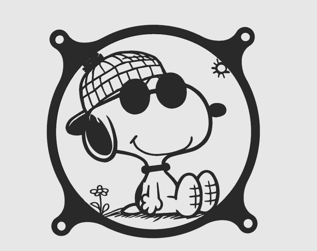 Snoopy 120mm 3D Printed Fan Cover - Etsy