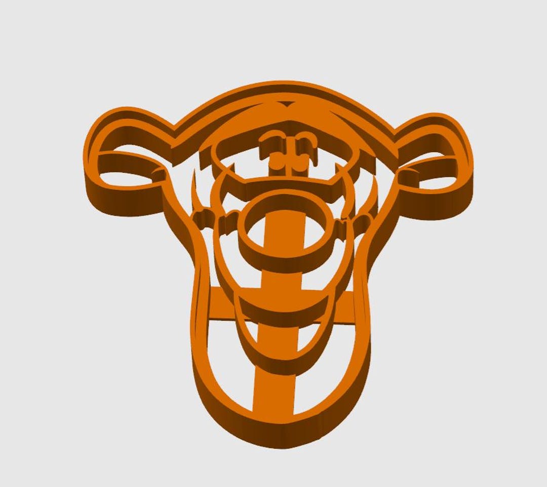 3D Printed Tigger Cookie Cutter – Playful Baking Tool for Winnie the ...