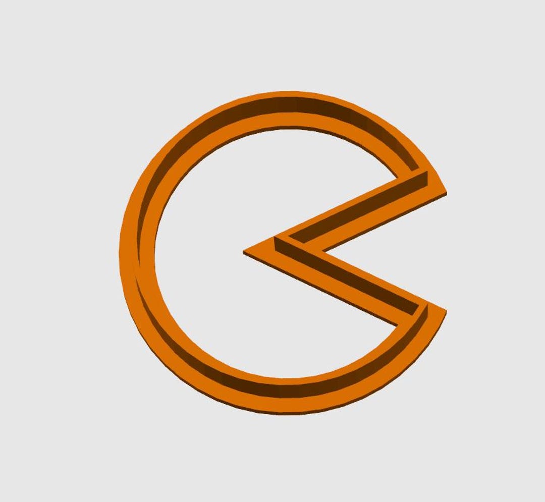 3d-printed Pacman Cookie Cutter - Etsy