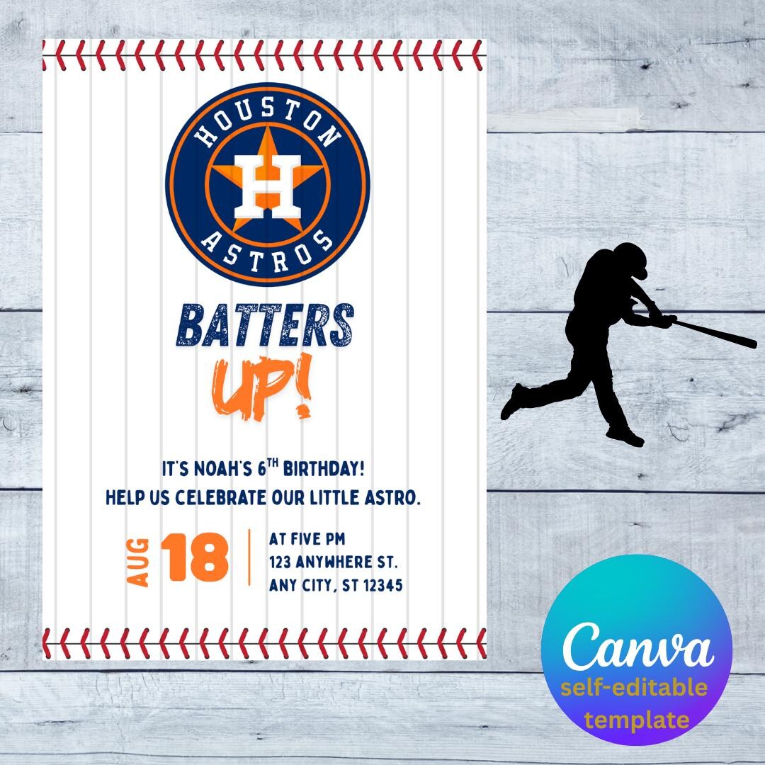 Baseball Birthday Invitation for Boy – Editable Kids Birthday Party ...