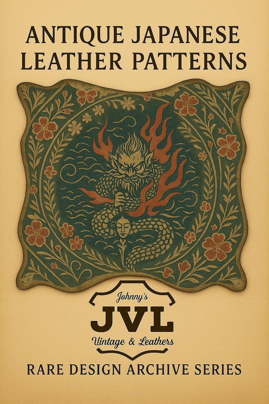 Antique Japanese Leather Patterns Book | Samurai Armor Textures ...