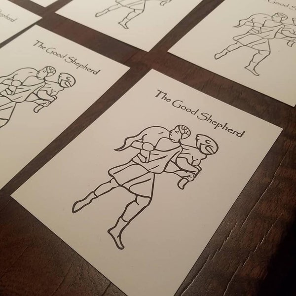 Letterpress Anchor Alpha & Omega Early Christian Symbol - Etsy