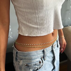 Belly Chains Customized to Size - Etsy