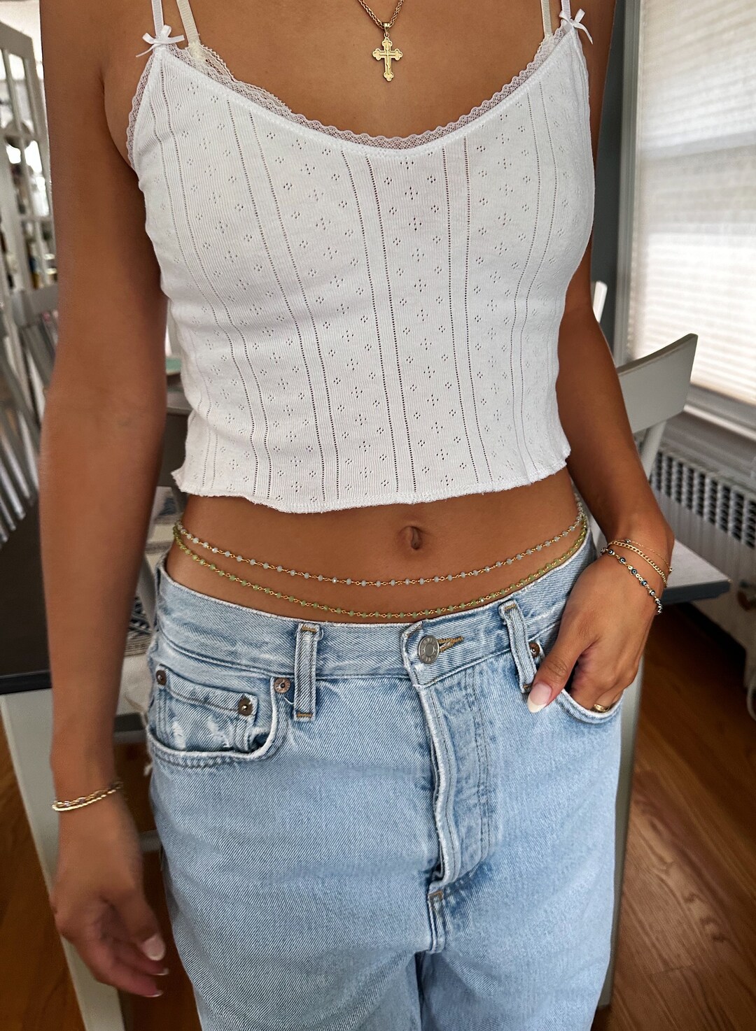 Belly Chains Customized to Size - Etsy