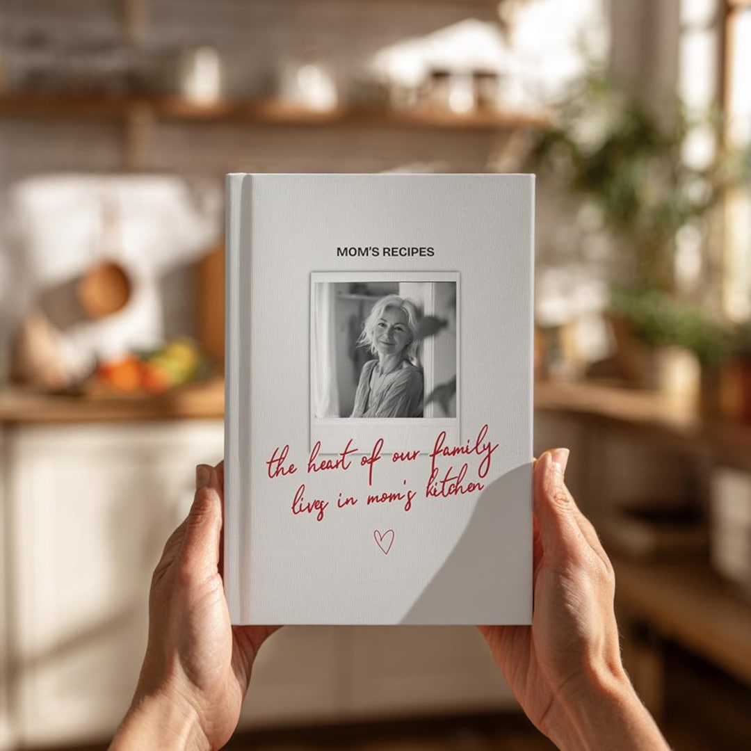 Personalized Family Recipe Book: Custom Photo Cookbook, Heirloom ...