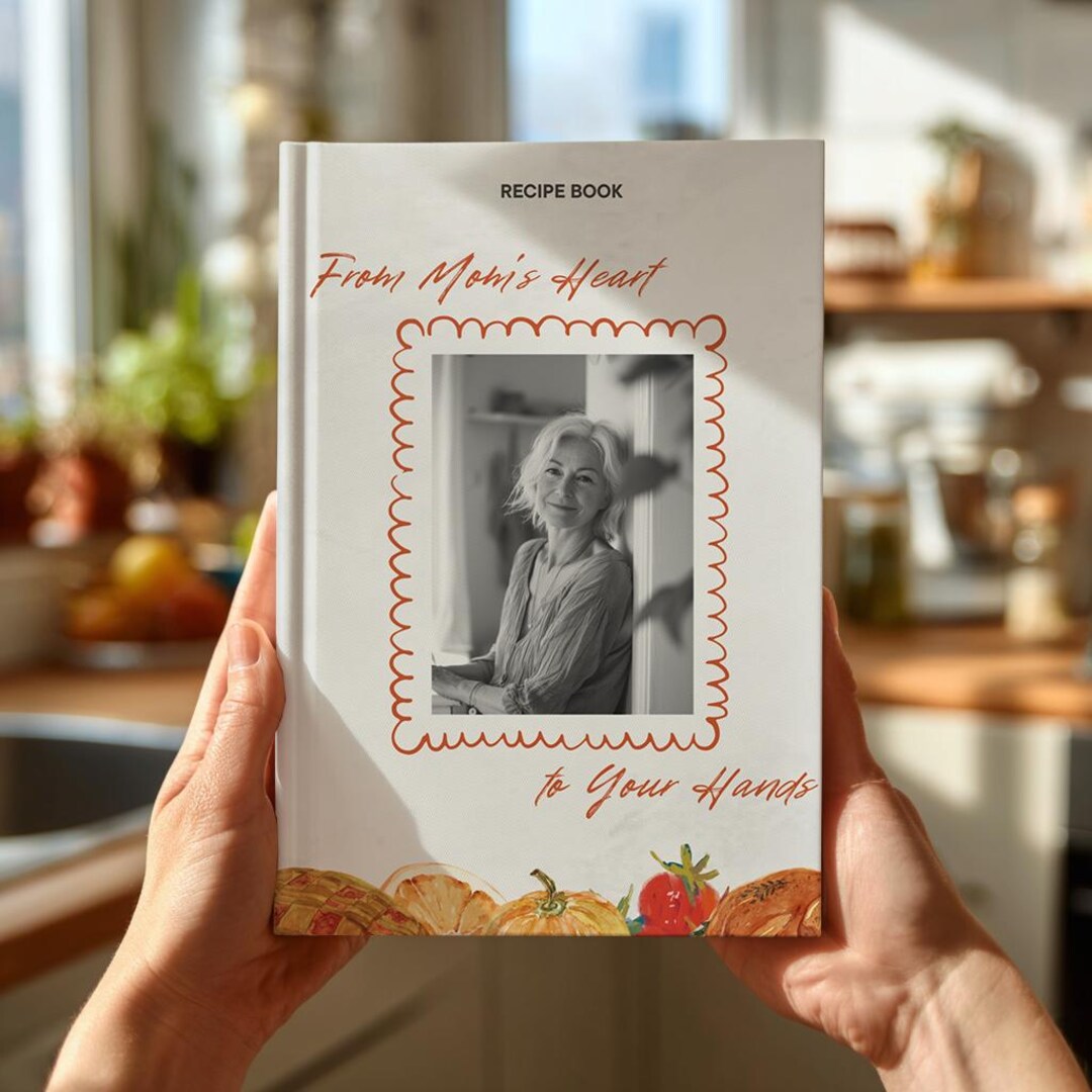 Personalized Family Recipe Book With Photo - Custom Cookbook - Etsy