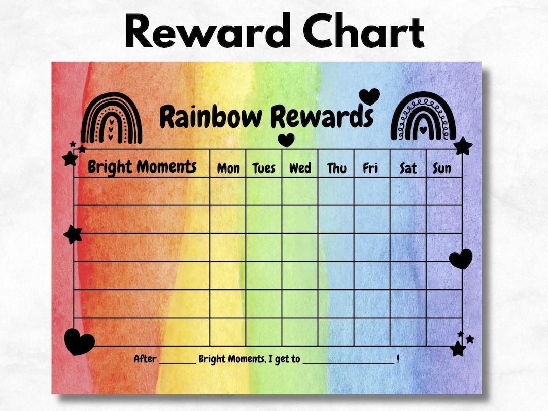 Weekly Behavior Tracking System for Student Rainbow Behavior Report for ...