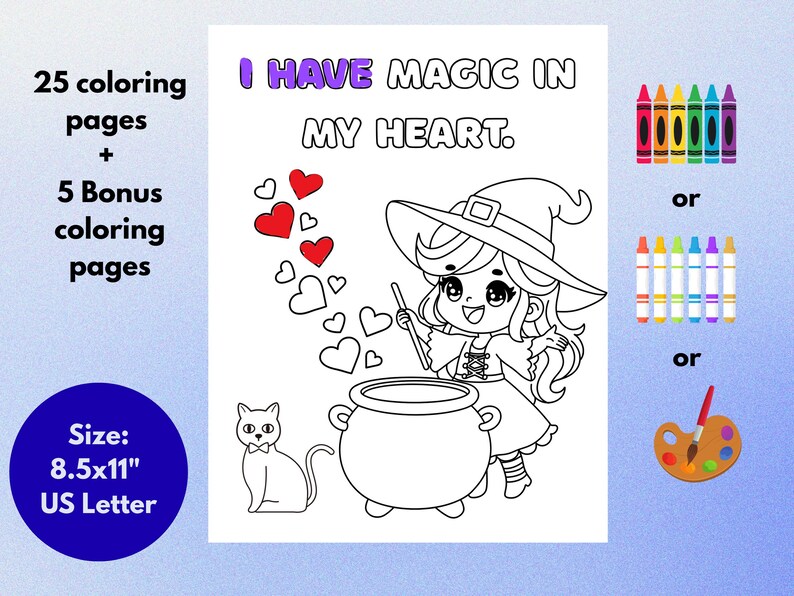 Halloween Coloring Pages With Positive Affirmations for Kids 25 Cute ...