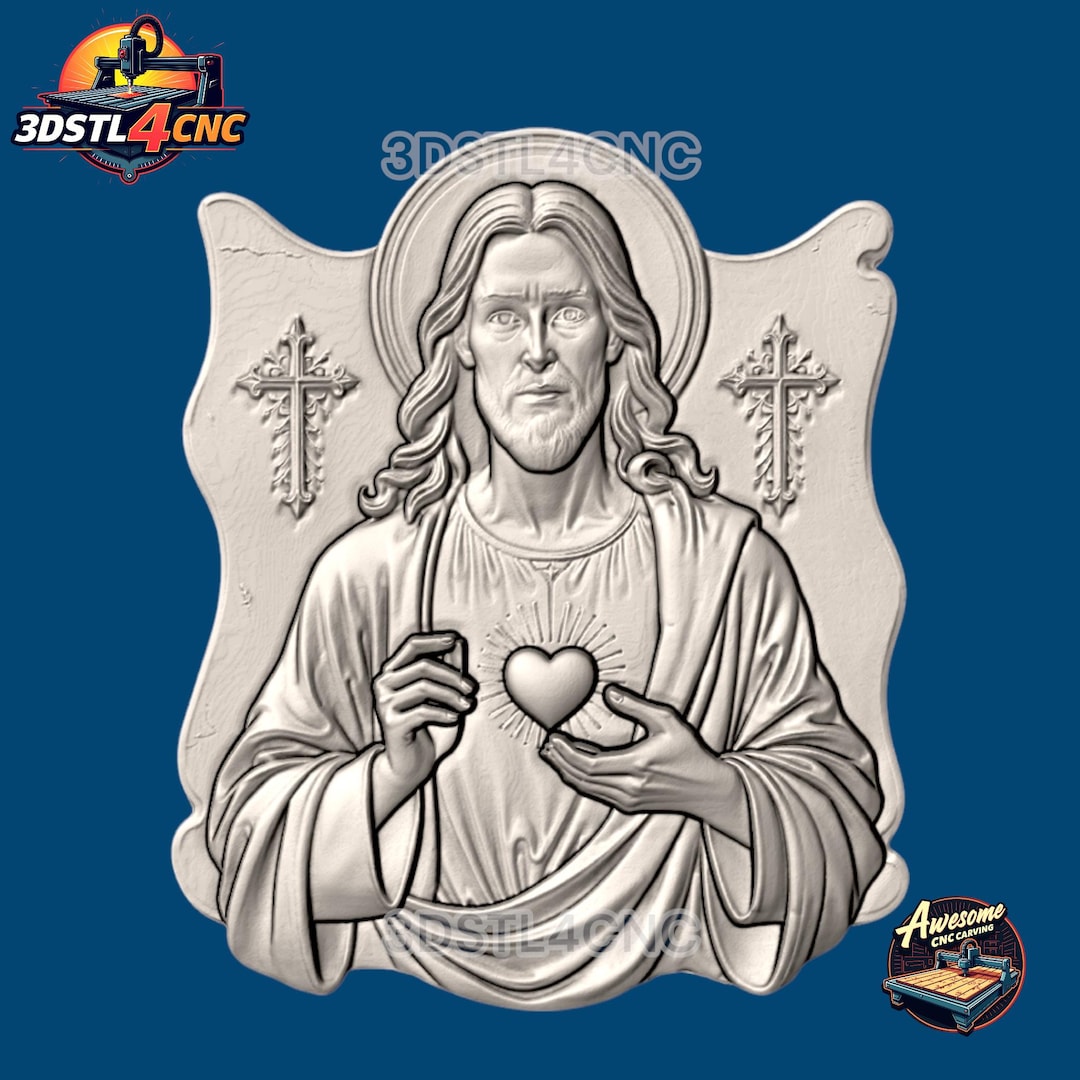 JESUS - Bible - Verse - 3D Stl Files - CNC - 3D Printing - Router ...