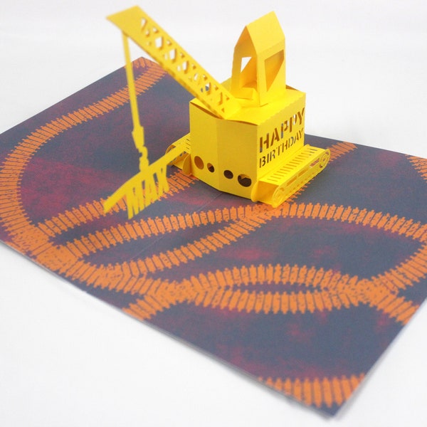Crane Card - Etsy
