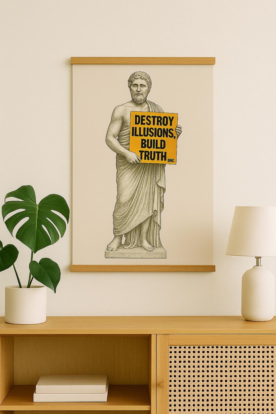 Destroy Illusions Build Truth Poster – ICONOCLASTAS Collection ...