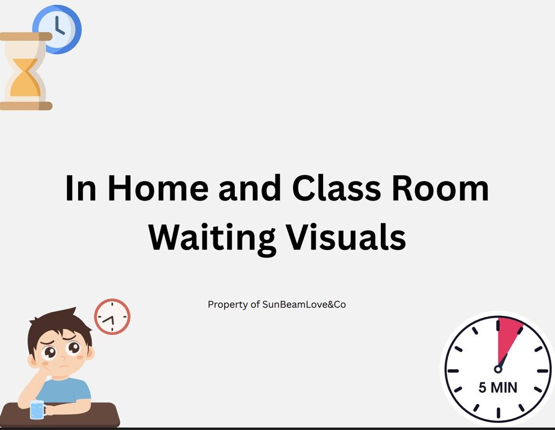 Waiting Visual Packet for Kids | Aba-inspired Printable Tools for Turn ...