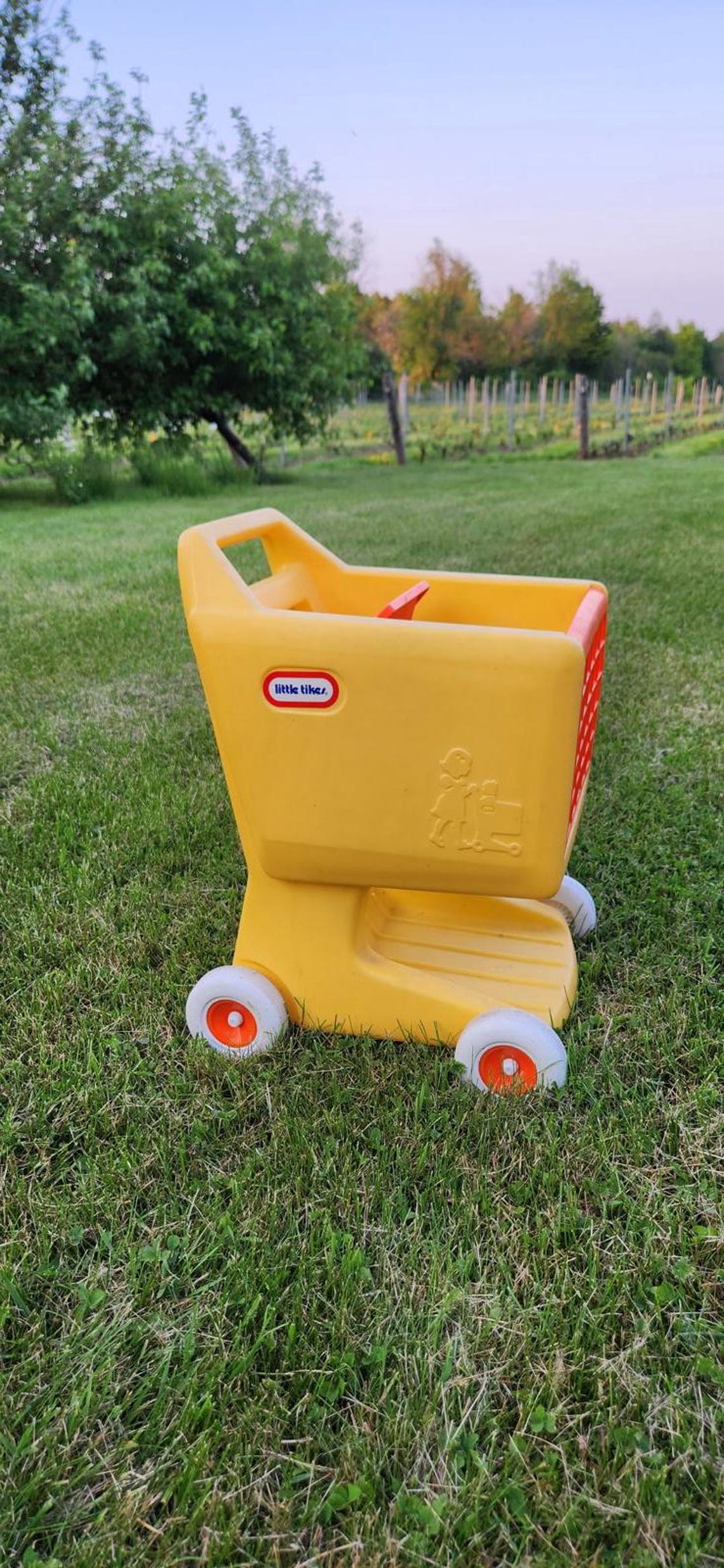 Little Tikes Yellow Lil Shopper Vintage Grocery Cart, Pretend Play - Etsy