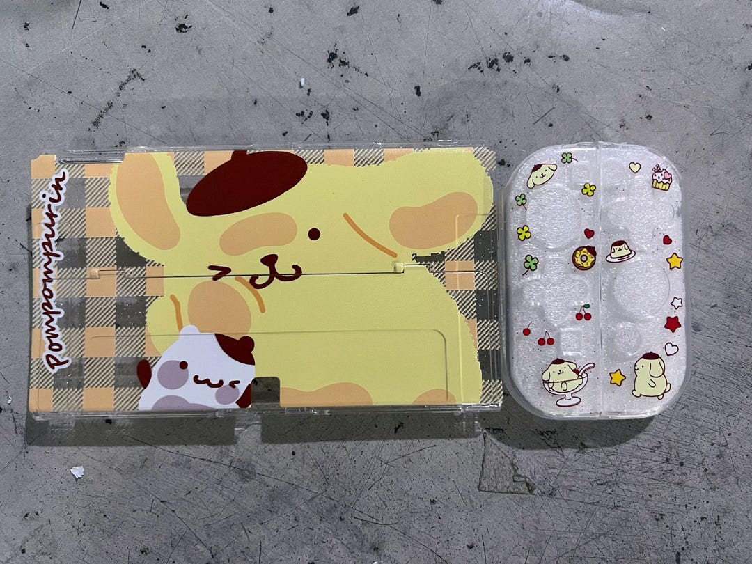 Pudding Dog Nintendo Switch OLED Full Coverage Clear Hard Case Shell - Etsy